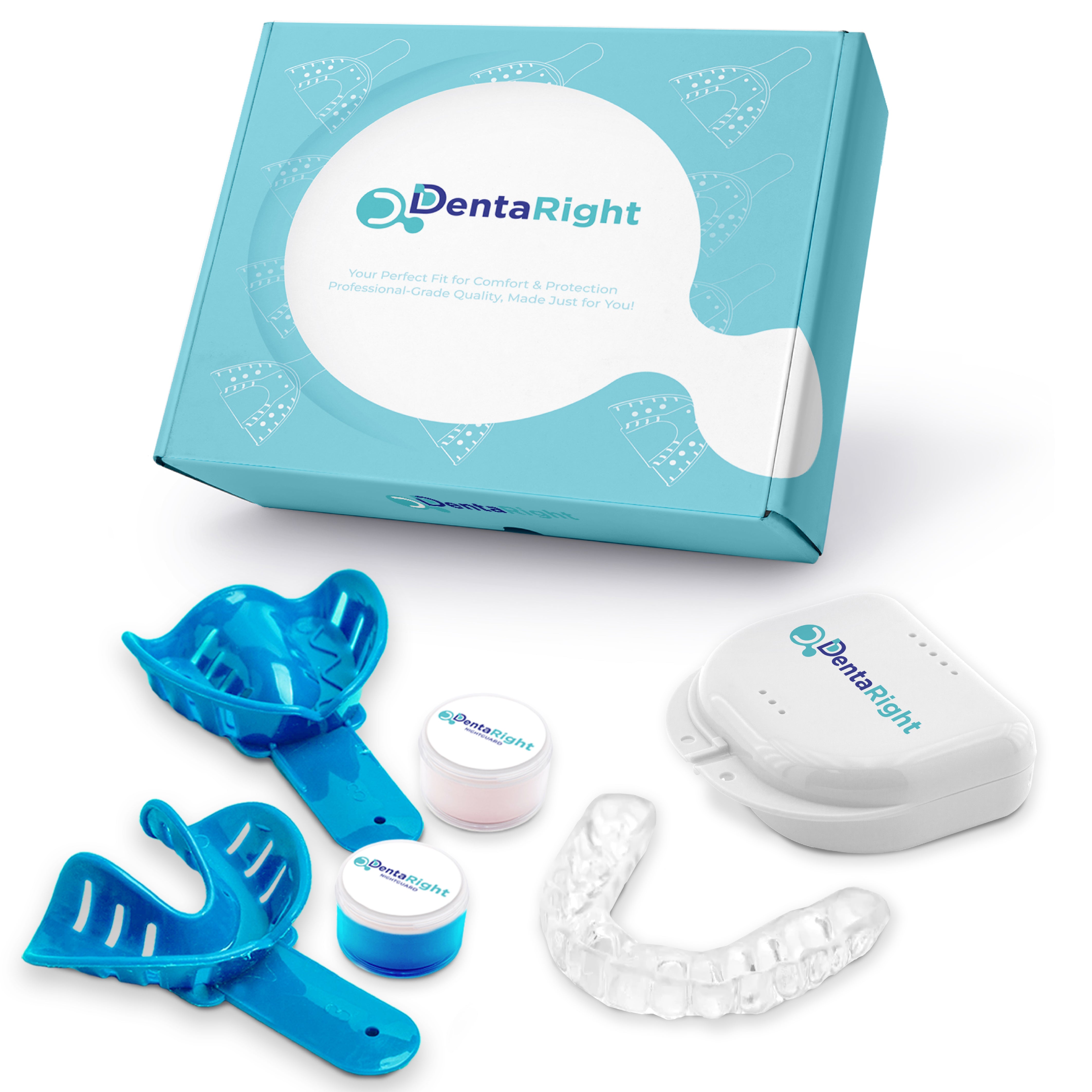 Custom Mouth Guard for Teeth Grinding and Clenching - One Piece of Sof ...